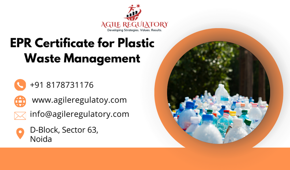 EPR Certificate for Plastic Waste Management